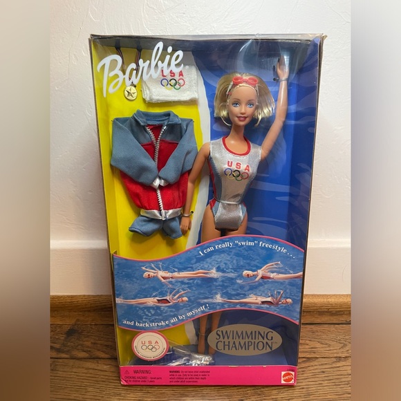 Barbie | Toys | Barbie Swimming Champion Doll Really Swims 999 Mattel ...